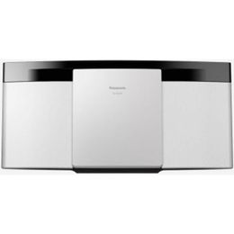 Panasonic SC-HC200 (Bluetooth, CD Player, 2x 10 W), Stereoanlage, Weiss, Schwarz