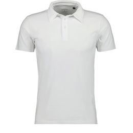 Poloshirt Ragman, Herren, Gr. L, wei&szlig;, Baumwollmischung, regular fit, ohne Ausschnitt, Shirts