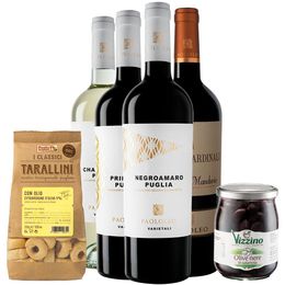 Cantine Paololeo Box Degustazione "Tradizioni pugliesi" - Apulien – Rotwein Vino Generico