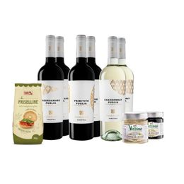 Cantine Paololeo Box Degustazione "Sapori dalla Puglia" - Apulien – Rotwein Vino Generico
