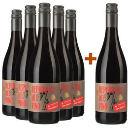 Cantina Villa Pigna 5+1 Repubblica del Vino Marche Sangiovese 2024 Trocken - Marken &ndash; Probierpaket IGP