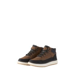 Tom Tailor Herren Wasserdichte Stiefeletten mit F&uuml;tterung, braun, Uni, Gr. 41