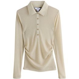 next Poloshirt Damen Gr&ouml;&szlig;e 5XL champagner / gold