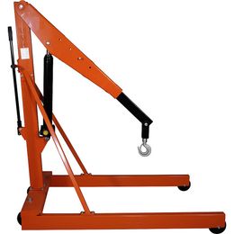 eurokraft basic Werkstattkran GREY, Fahrgestell parallel, Tragf&auml;higkeit 1000 kg