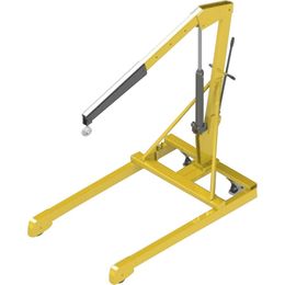 eurokraft basic Werkstattkran GREY, Fahrgestell parallel, Tragf&auml;higkeit 2000 kg
