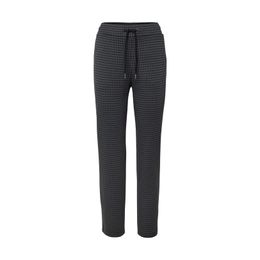 Tchibo - Joggpants mit Hahnentritt-Jacquard - Damen - Gr. L - schwarz/jacquard