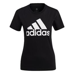 adidas Sportswear Funktionsshirt 'Essentials' Damen Gr&ouml;&szlig;e L schwarz / wei&szlig;