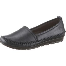 Gemini Damen Slipper anthrazit-silberfarben Größe 40