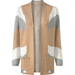 Jacquardstrickjacke