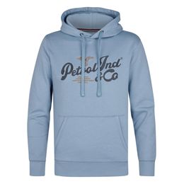 PETROL INDUSTRIES Sweatshirt 'Kennewick' male size L Dusty blue / Light brown / Black