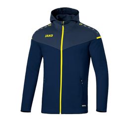 Jako Sportjacke 'Champ' Herren Gr&ouml;&szlig;e S taubenblau / dunkelblau / gelb
