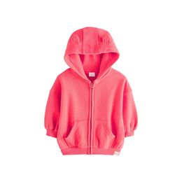 next Sweatjacke M&auml;dchen Gr&ouml;&szlig;e 68 pink / wei&szlig;