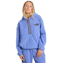 Kapuzensweatshirt Billabong "Winter Camp", Damen, Gr. L, iris, 100% Polyester, Sweatshirts