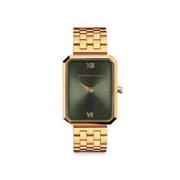 Kapten & Son Kapten & Son Uhr 'Grace Gold Steel' Damen Gr&ouml;&szlig;e One Size gold / gr&uuml;n