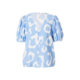Object Bluse 'JACIRA' Damen Gr&ouml;&szlig;e XS hellblau / wei&szlig;