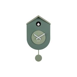 Karlsson Wanduhr Grato , Jadegrün , Kunststoff , 9x33x17.5 cm , Dekoration, Uhren, Wanduhren