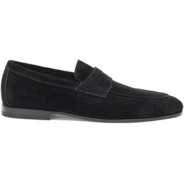 Santoni Loafer - Men's suede Carlo loafer - Gr. UK_8_5 - in Wei&szlig; - f&uuml;r Damen
