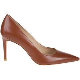 Stuart Weitzman Hohe Schuhe - Stuart Power 85 Pumps Nude - Gr. 37 (EU) - in Beige - f&uuml;r Damen