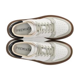 Premiata Low-Top Sneaker - Premiata QUINN 7098 SNEAKER - Gr. 44 (EU) - in Wei&szlig; - f&uuml;r Damen