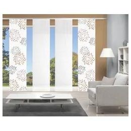 Schiebegardine Vision S "SOVITA", braun (kupferfarben), B:60cm H:260cm, Polyester, Gardinen, DIGITALDRUCK