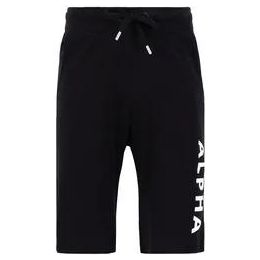 Sweatshorts Alpha Industries "Alpha Jersey Short", Herren, Gr. XS, Normalgrößen, schwarz, Obermaterial: 100% Baumwolle, Hosen