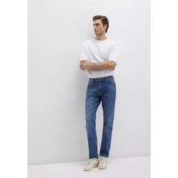 Mavi Herren R&ouml;hrenjeans "JAKE"agean blau ultra move, Gr. 30, 86% Baumwolle, 12% recyceltes Polyester, 2% Elasthan, Jeans, Slim Skinny Jeans