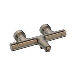 Hansa Duscharmatur HansaPRISMA m Thermostat, Wandmontage, Bronze geb&uuml;rstet (5810230181)