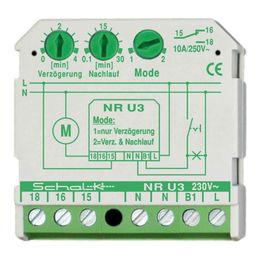 SCHALK Nachlaufrelais UP mit Einschaltverzögerung NR U3 (NRU309)