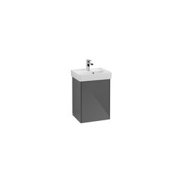 Villeroy & Boch V&B Waschtischunterschrank Collaro 41x54,6x34,4cm, WT mi, Anschl re, glo Gr ; Villeroy & Boch (C00501FP)