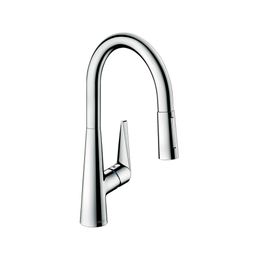 Hansgrohe Sp&uuml;ltisch-Einhebelmischer 200 Talis M51 EcoSmart mit Ausziehbrause, 2jet, sBox, chrom (73876000)