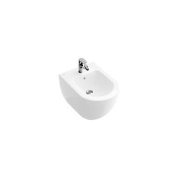 Villeroy & Boch V&B Wand-Bidet Subway 2.0 compact 35,5x48cm, 1 HL, &Uuml;berlauf, wei&szlig; C-plus ; Villeroy & Boch (540600R1)