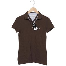 Tommy Hilfiger Poloshirt Damen Größe S Second Hand braun