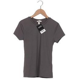 H&M H&M T-Shirt Damen Gr&ouml;&szlig;e S Second Hand grau