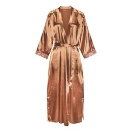 Lascana Dressing Gown female Bronze size 42