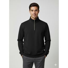 Selected Homme Sweater »SLHZREG-DAN SWEAT HALF ZIP« Black XL XL Sweater von Selected Homme