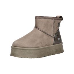 Mustang Shoes Stiefelette »Stiefelette Veloursleder/Textil« Lava 37 37 Verschluss: Schlupfschuh