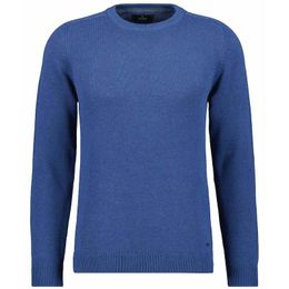 Ragman Rundhalspullover Blau Saphire-705 58 58 Strickpullover