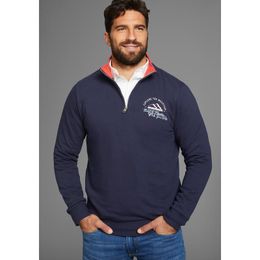 MAN'S WORLD MAN'S WORLD Sweatshirt mit Kontrastkragen - Neue Farben marine XXL (60/62) XXL (60/62) Troyer Sweatshirt von Man's World