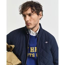 Gant Steppjacke »QUILTED WINDCHEATER« mit Rautensteppung evening blue L L Steppjacke: Ideal für Übergangszeiten und unbeständiges Wetter