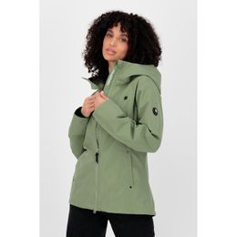 ALIFE & KICKIN Softshelljacke &raquo;KANAAKA&laquo; mit Kapuze DUST XL XL Kecke lange Damen&uuml;bergangsjacke KanaAK A von alife and kickin in Einfarbiger Optik