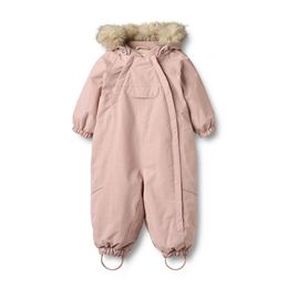Wheat Schneeoverall »Snowsuit Nickie« wasserdicht, atmungsaktiv und leicht wattiert rose powder 92 92 Praktischer Unisex Anzug von Wheat für Babys