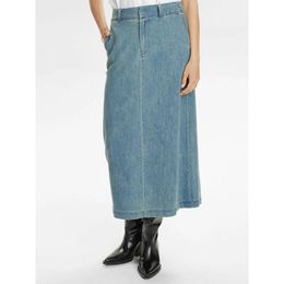 Nümph NÜMPH Midirock »Skirt NUALETTA« Med. Blue Washed Denim 42 42 Feminine Röcke in verschiedenen Längen und Passformen