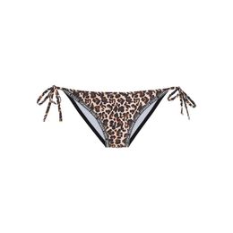 Copenhagen Studios Bikini-Hose &raquo;Leody&laquo; Mit trendigem Animalprint braun-bedruckt 40 - N-Gr N-Gr 40 Animalprint und kontrastfarbenes Logo Tape