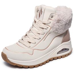 Skechers Keilsneaker »UNO RUGGED« Sneaker, Keilsneaker, Winterboots mit hochwertiger Dämpfung natur 36 36 Skechers Winterboots mit Schnürung und...