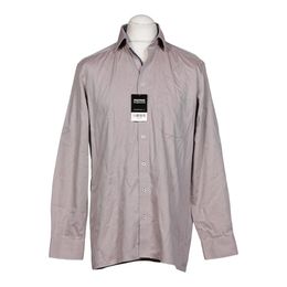 OLYMP Hemd Herren Größe L Second Hand beige