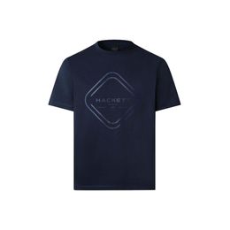 Hackett London T-Shirt 'Club House' Herren Größe L navy