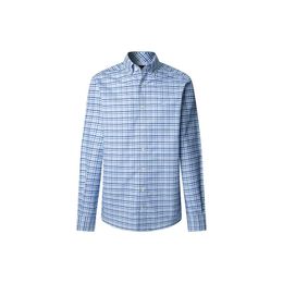 Hackett London Button Up Shirt male Blue size L