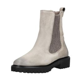 Paul Green Stiefelette »Stiefelette Veloursleder/Textil« Grau 38,5 38,5 Verschluss: Reißverschluss