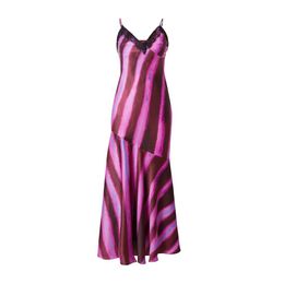 Topshop Kleid Damen Gr&ouml;&szlig;e 44 braun / pink / schwarz Winterkleid