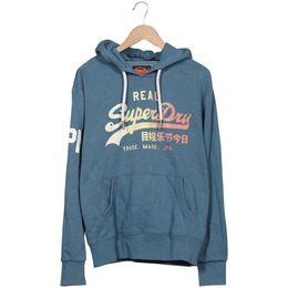 Superdry Kapuzenpullover Herren Größe M Second Hand hellblau